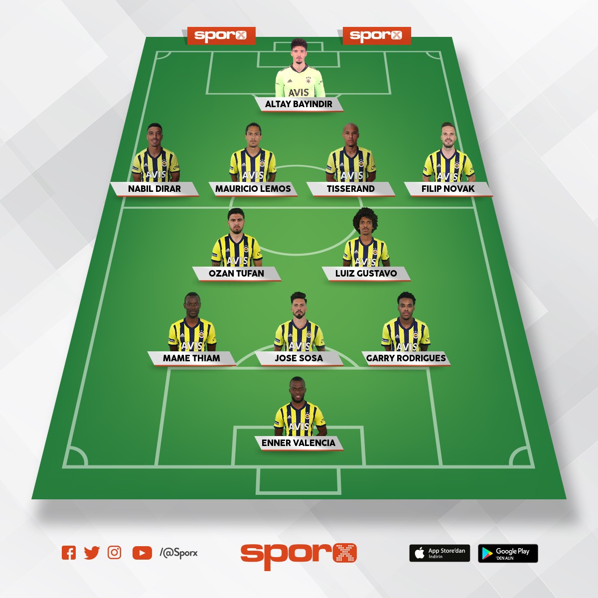 sekx Sporx İlk11