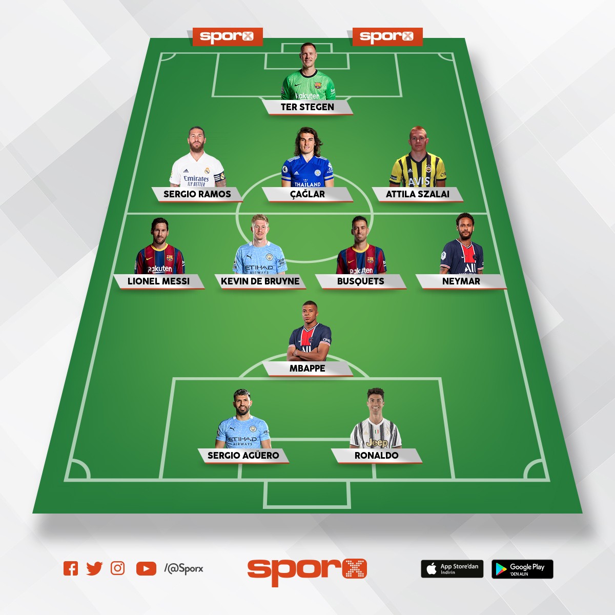 ALİEN FC Sporx İlk11 ALİEN FC Sporx İlk11